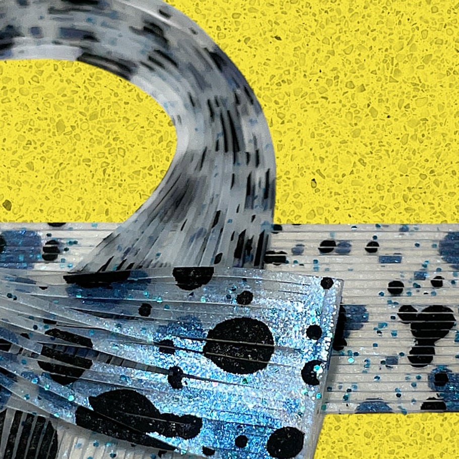 8852-209 / Blue Illusion x 31 Tabs Closeout | Silicone Tabs .com