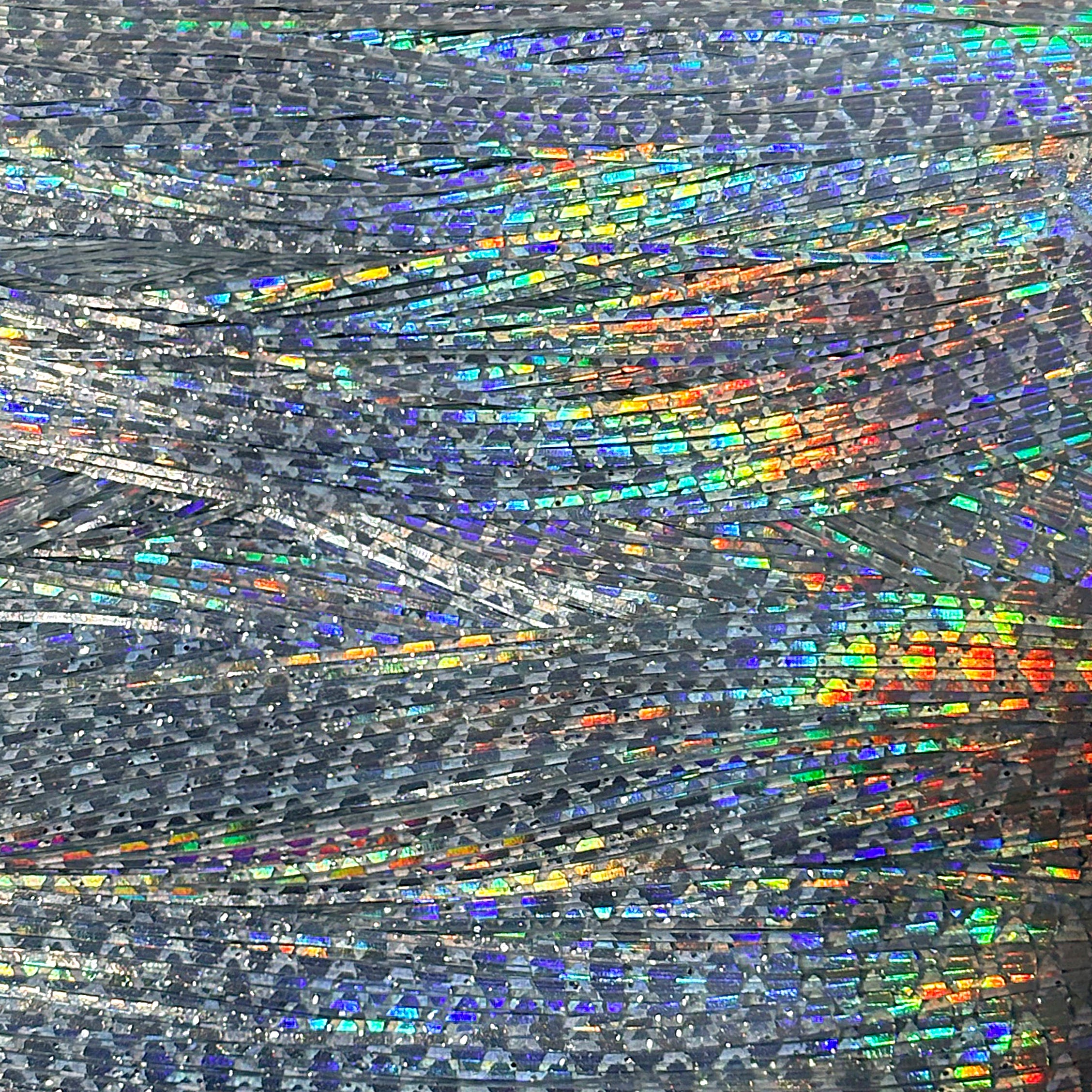 8804-533 / Sil-A-Chrome - Clear - Holo. Silver Scale | Silicone Tabs .com
