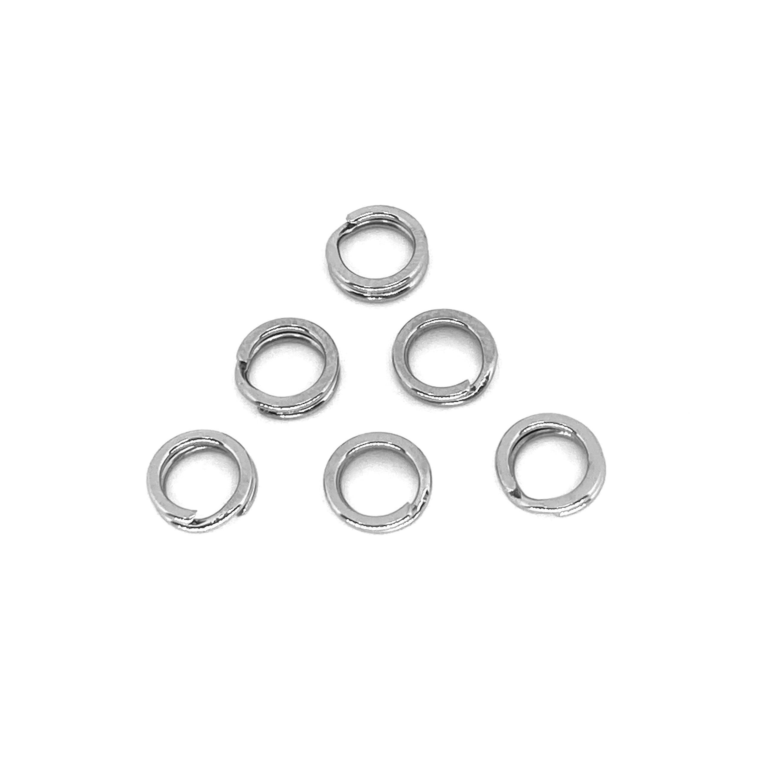 SPLIT RINGS 2 THRU 7 25 THRU 100 PACKS DROP ZONE FISHING split-rings-2-thru-7-25-thru-100-packs-drop-zone-fishing